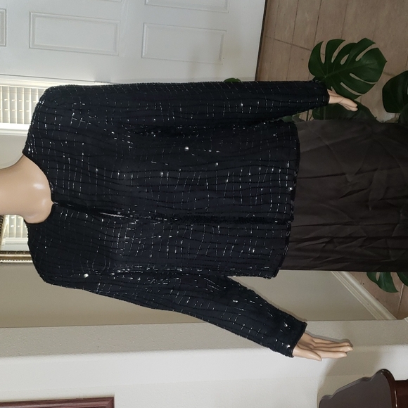 Scala | Jackets & Coats | Vintage Scala S Instant Glam Beaded Jacket ...